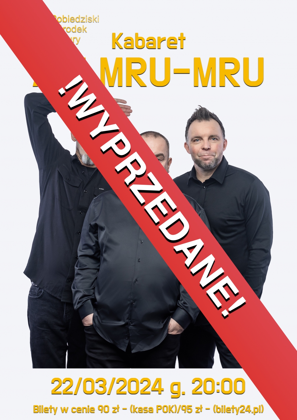 Bilety24 – Kabaret Ani Mru-Mru - Mniej Więcej, Pobiedziska